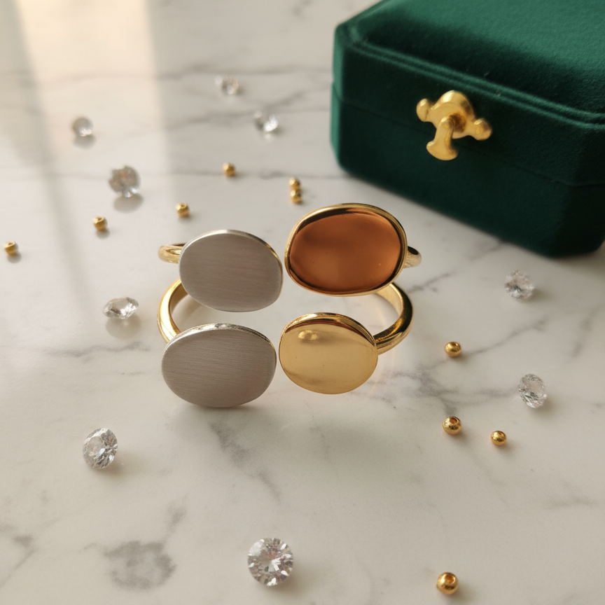 Dual Aura Disc Cuffs – Reevatara